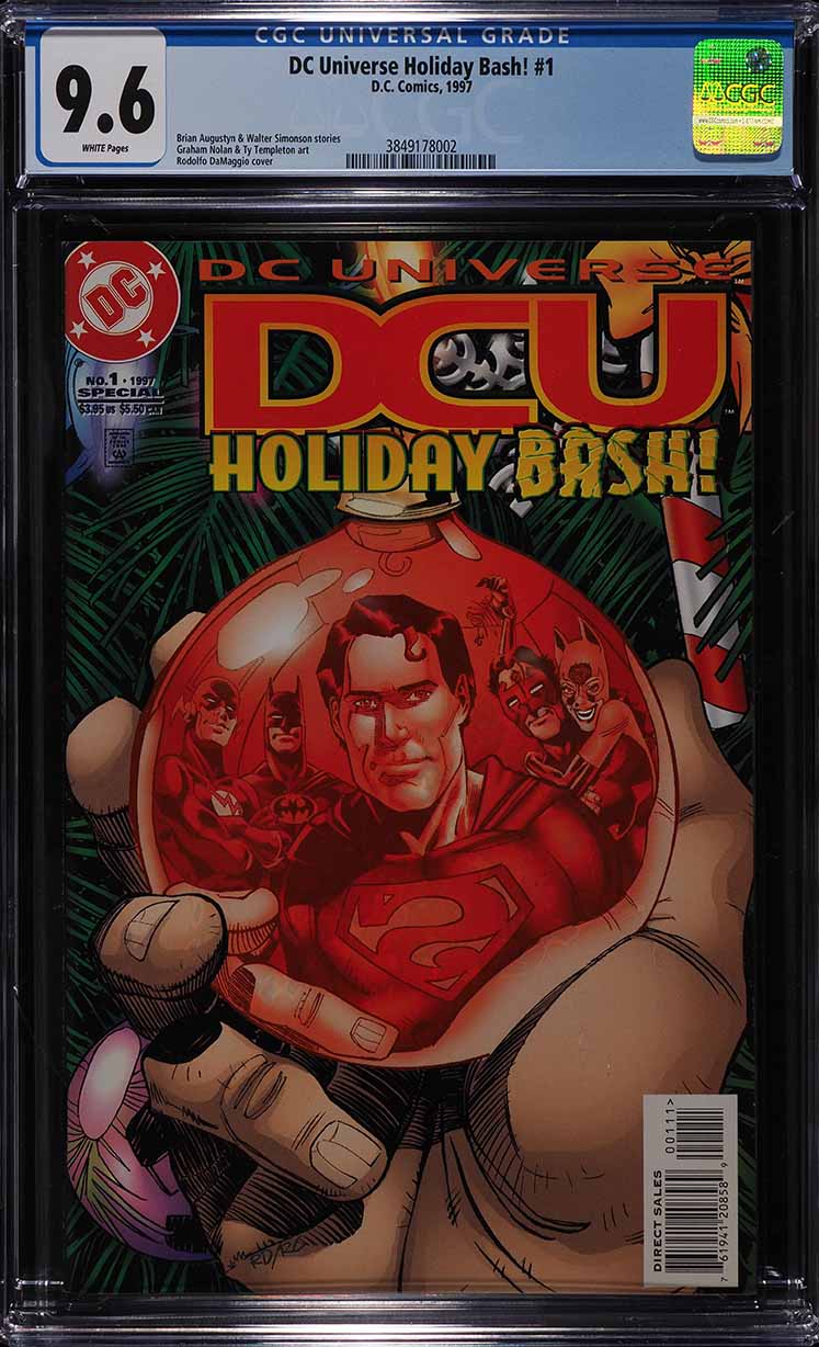 1997 D.C. Comics DC Universe Holiday Bash! #1 CGC 9.6 on Fanatics Collect