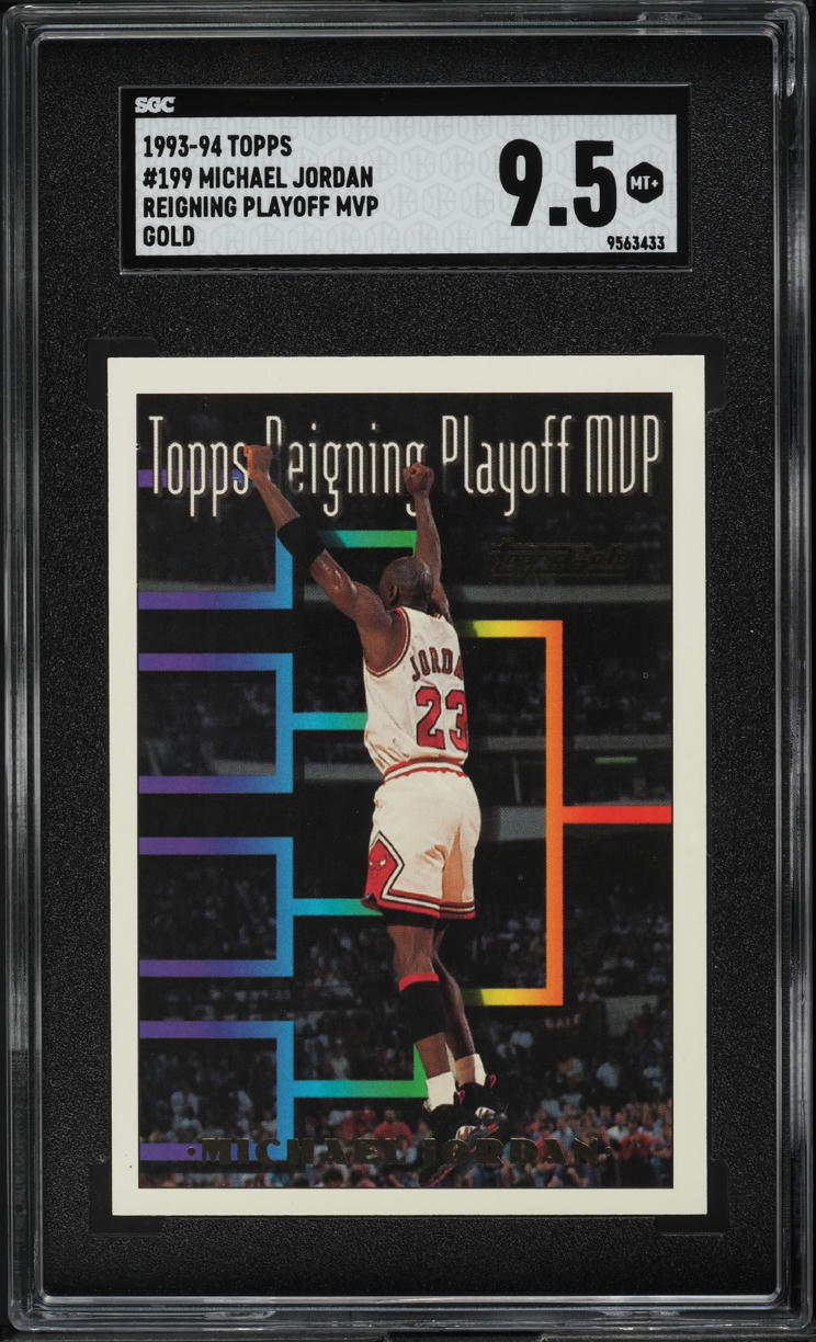1993 Topps Gold Michael Jordan #199 SGC 9.5 MINT+ on Fanatics Collect