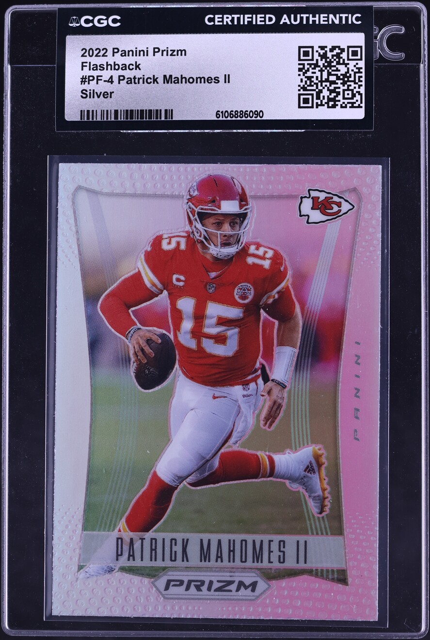 2022 Panini Prizm Flashback Silver Patrick Mahomes II #PF-4 CGC AUTH on ...