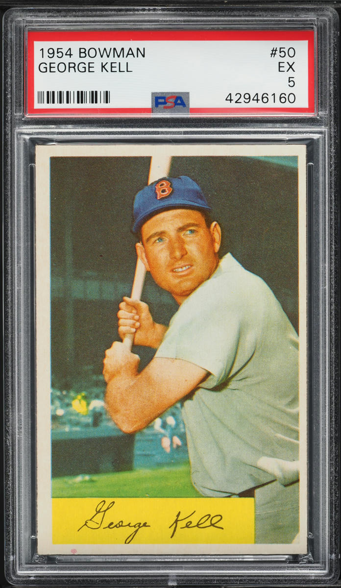 1954 Bowman George Kell #50 PSA 5 EX on Fanatics Collect