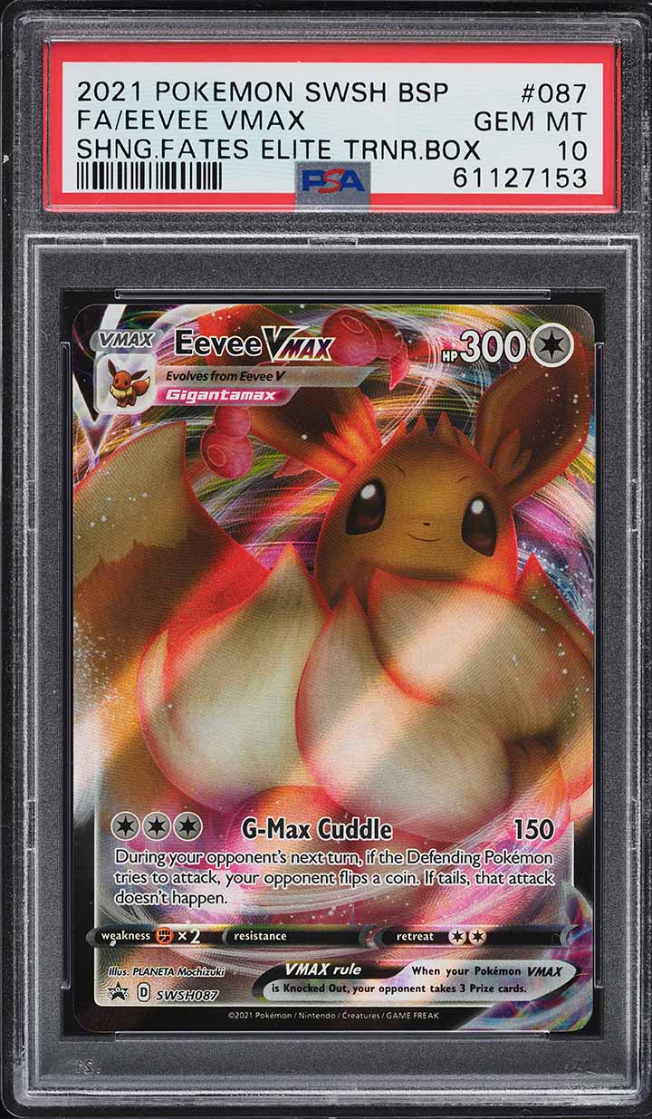 2021 Pokemon SWSH Shining Fates Elite Trainer Box Full Art Eevee VMAX ...