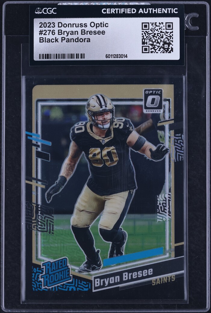 2023 Donruss Optic Black Pandora Bryan Bresee ROOKIE /25 #276 CGC AUTH ...