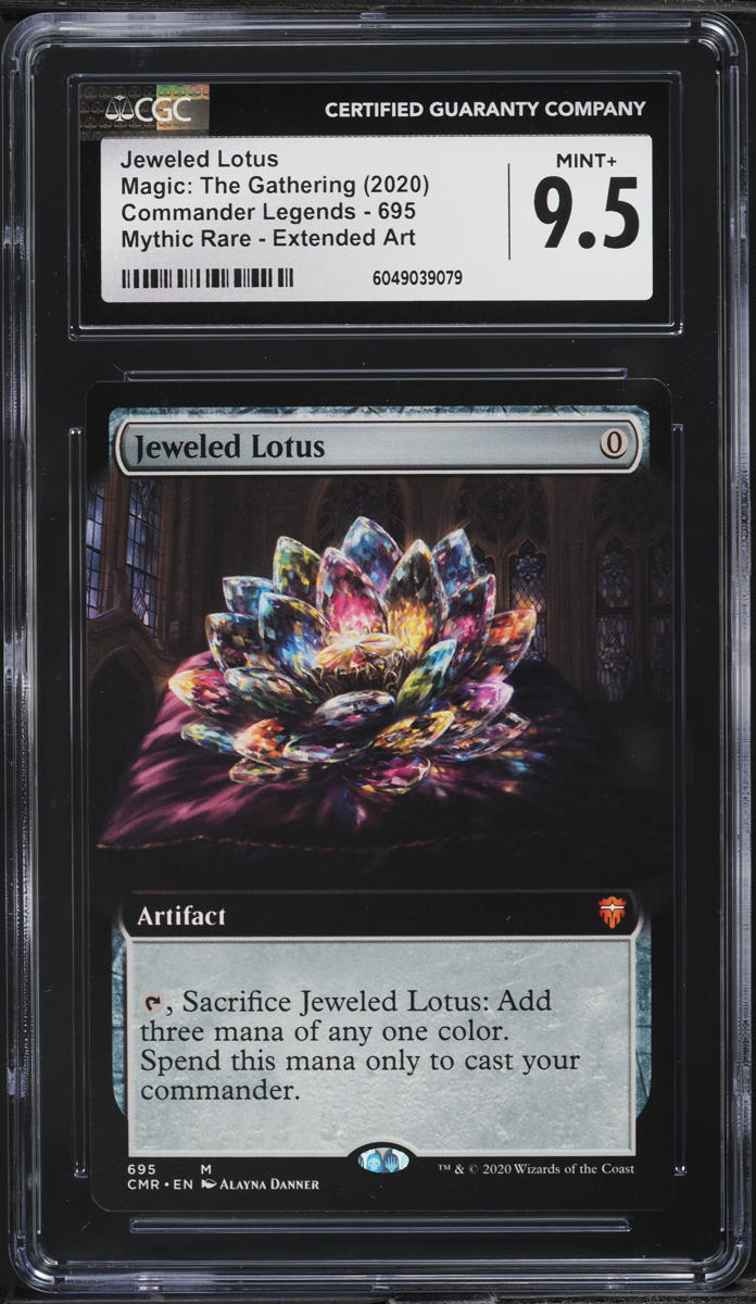 2020 Magic The Gathering Commander Legends Extended Art Jeweled Lotus ...