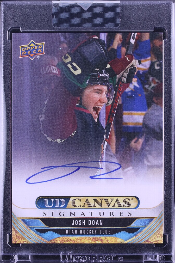 2024 Upper Deck Clear Cut Canvas Signatures Josh Doan AUTO #CS-JD CGC ...