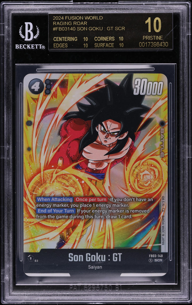 2024 Dragon Ball Super Fusion World Raging Roar Son Goku GT BGS 10 ...
