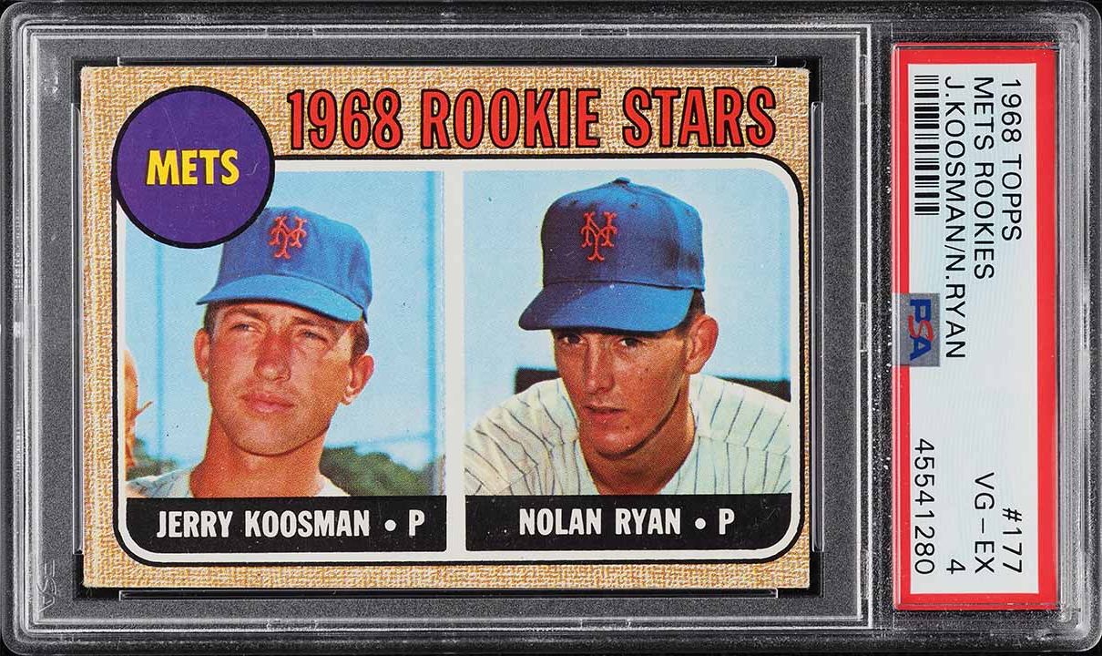 1968 Topps Nolan Ryan ROOKIE #177 PSA 4 VGEX on Fanatics Collect