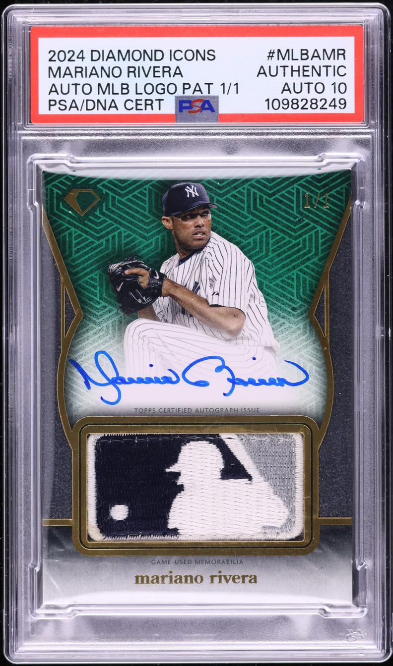 2024 Topps Diamond Icons Mariano Rivera MLB LOGO PATCH AUTO DNA 10 1/1 ...