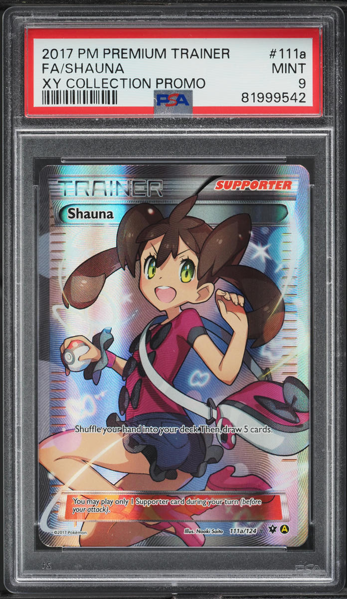 2017 Pokemon Premium Trainer XY Collection Promo Full Art Shauna #111a ...