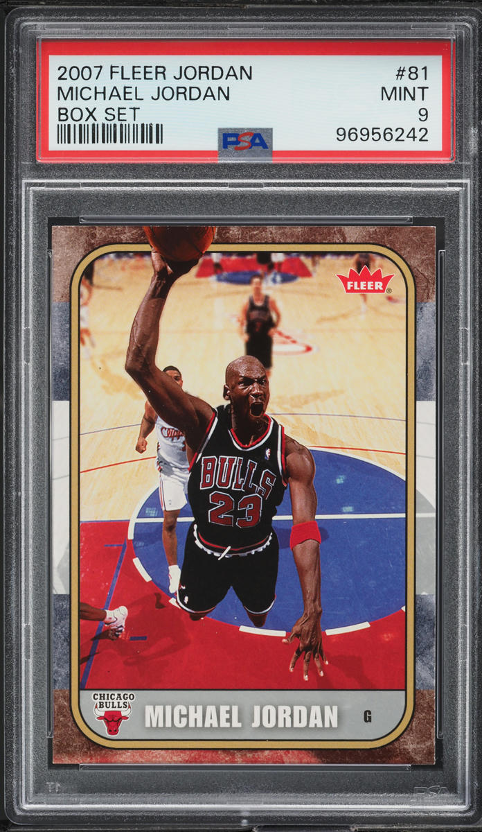 2007 Fleer Jordan Box Set Michael Jordan #81 PSA 9 MINT on Fanatics Collect