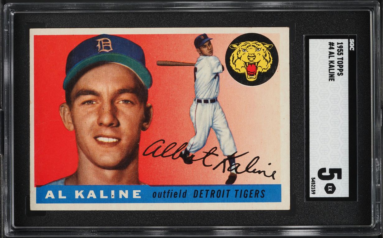 1955 Topps Al Kaline #4 SGC 5 EX on Fanatics Collect