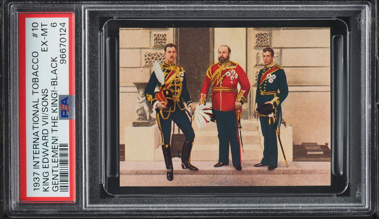 1937 International Gentlemen! The King! Black King Edward VII & Sons ...