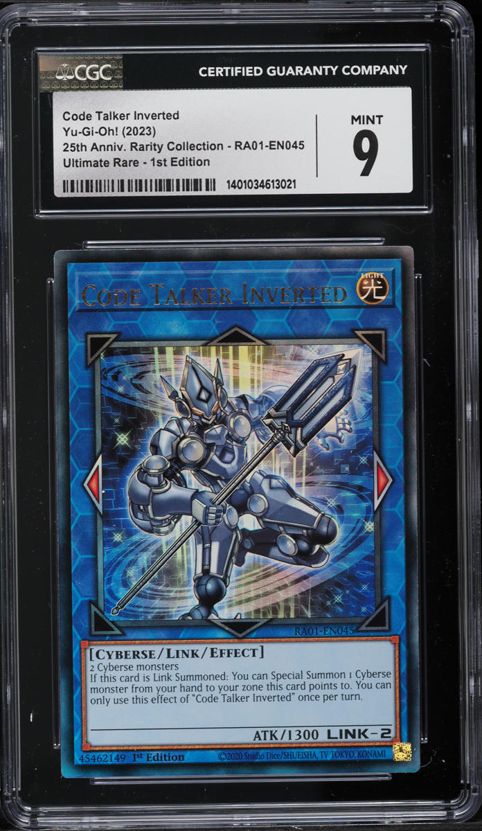 2023 Yu-Gi-Oh! 25th Anniversary 1st Ed Code Talker Inverted #RA01-EN045 CGC 9 on Fanatics Collect