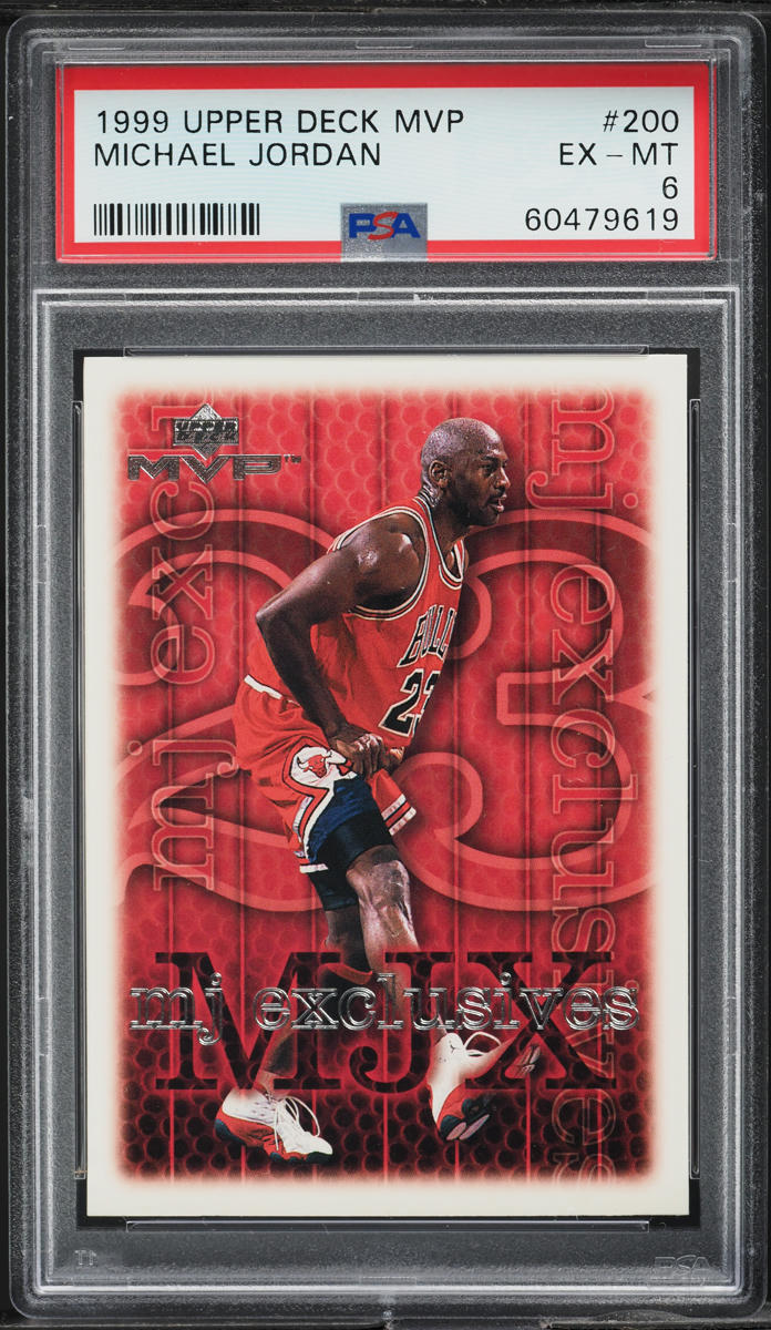 1999 Upper Deck MVP Michael Jordan #200 PSA 6 EXMT on Fanatics Collect