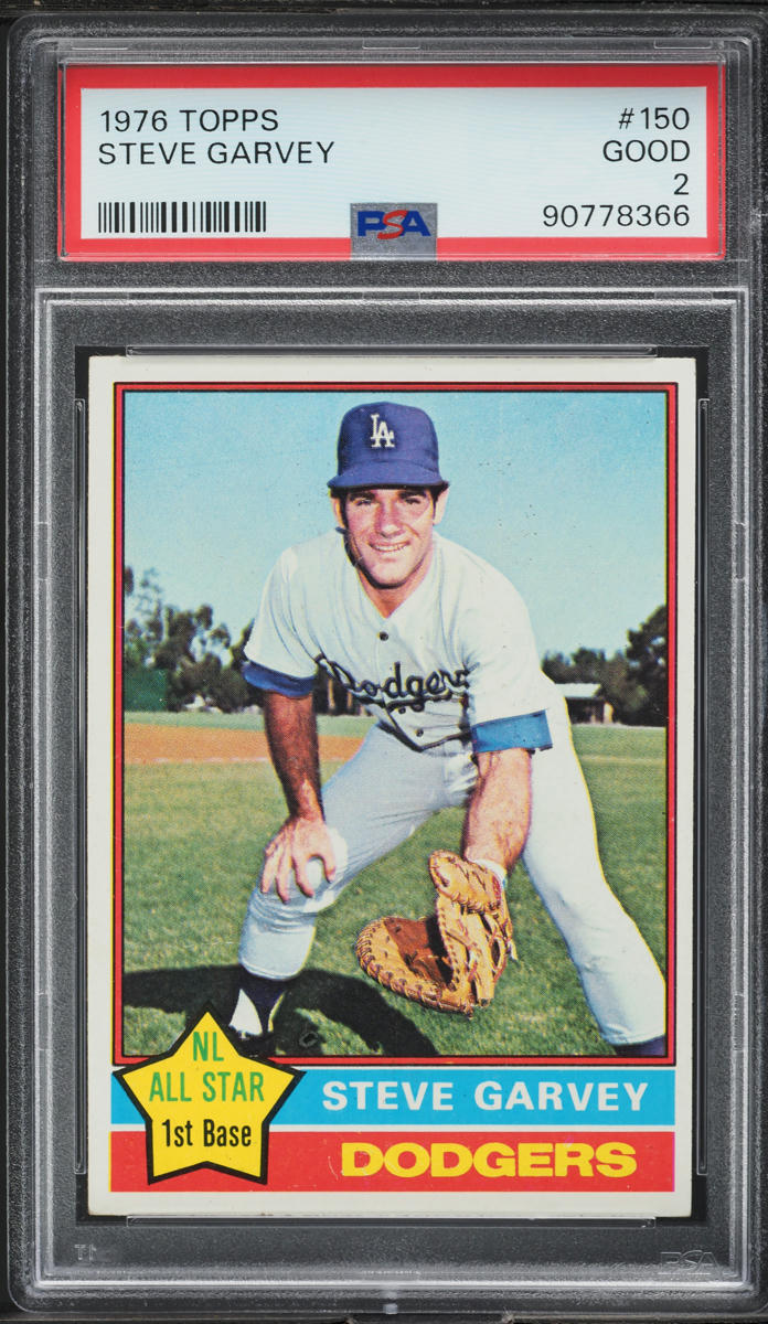 1976 Topps Steve Garvey #150 PSA 2 GD on Fanatics Collect