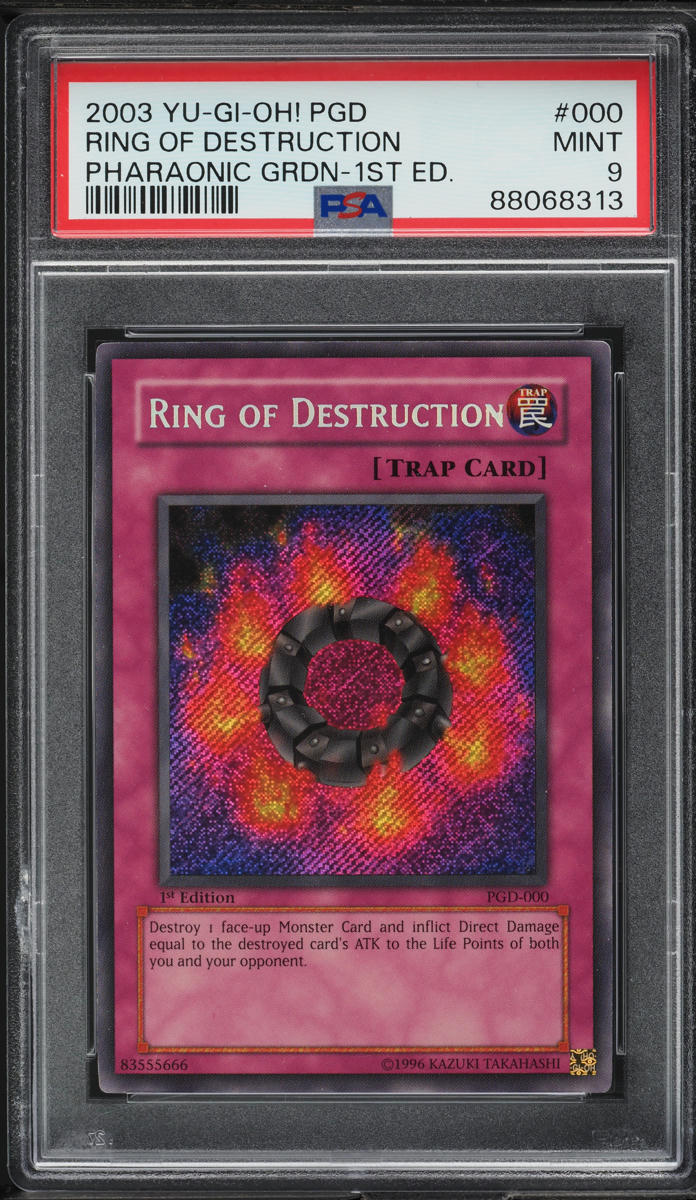 2003 Yu-Gi-Oh! Pharaonic Guardian 1st Edition Ring Of Destruction #PGD ...