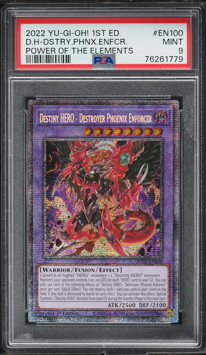 2022 Yu-Gi-Oh! POTE Dark Hero Destroyer Phoenix Enforcer #POTE-EN100 ...