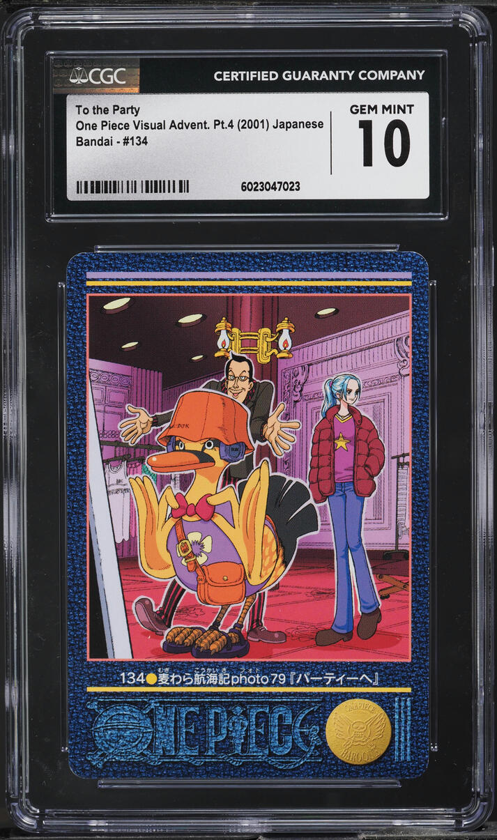 2001 One Piece Japanese Visual Adventure Part 4 To The Party #134 CGC ...