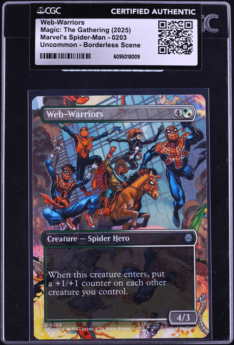 2025 Magic The Gathering MTG Marvel's Spider-Man Borderless Scene Web ...