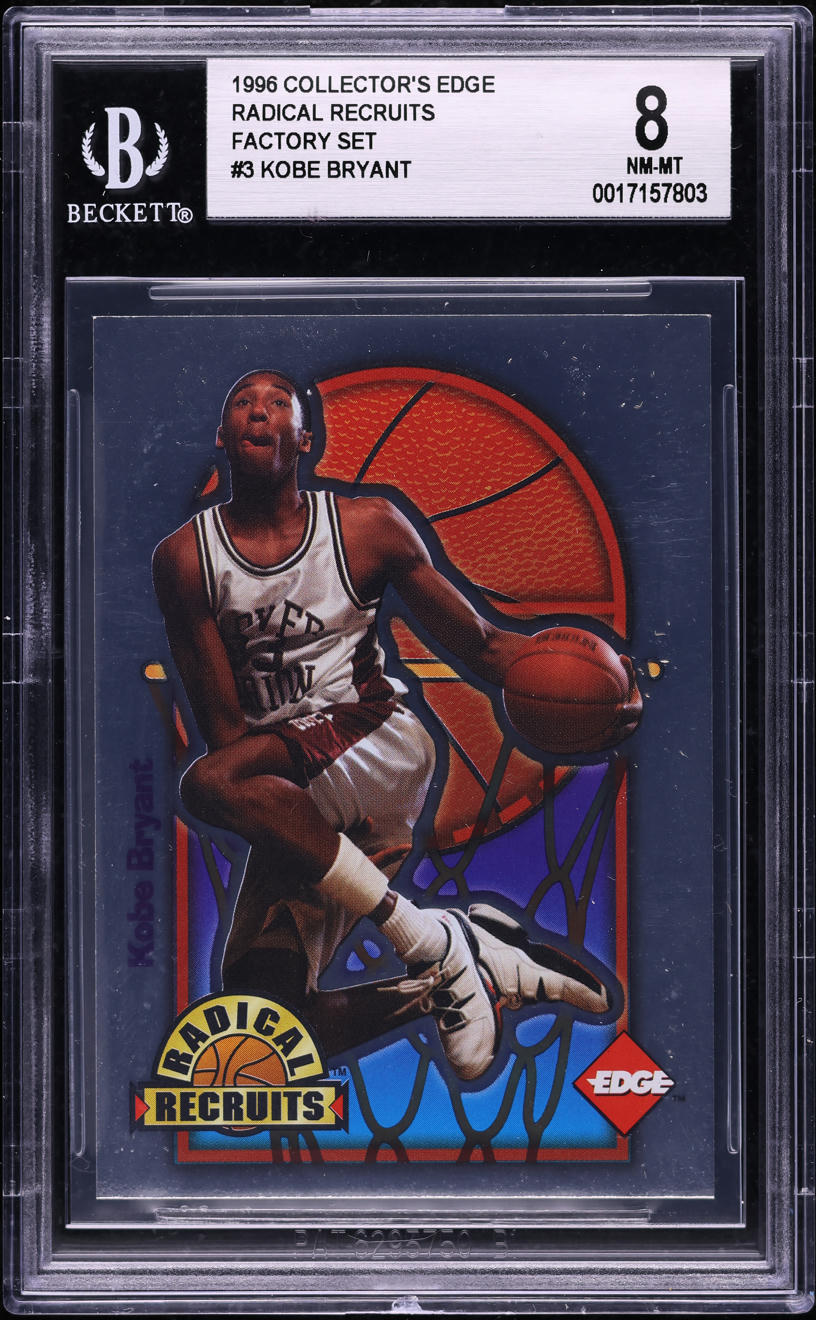 1996 Collector's Edge Radical Recruits Factory Set Kobe Bryant ROOKIE ...