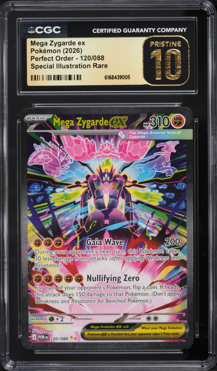 2026 Pokemon Mega Evolution Perfect Order SIR Mega Zygarde ex #120 CGC ...