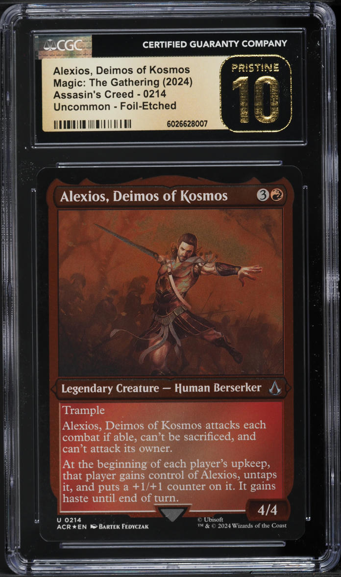 2024 MTG Assasin's Creed Foil-Etched Alexios, Deimos Of Kosmos #0214 ...