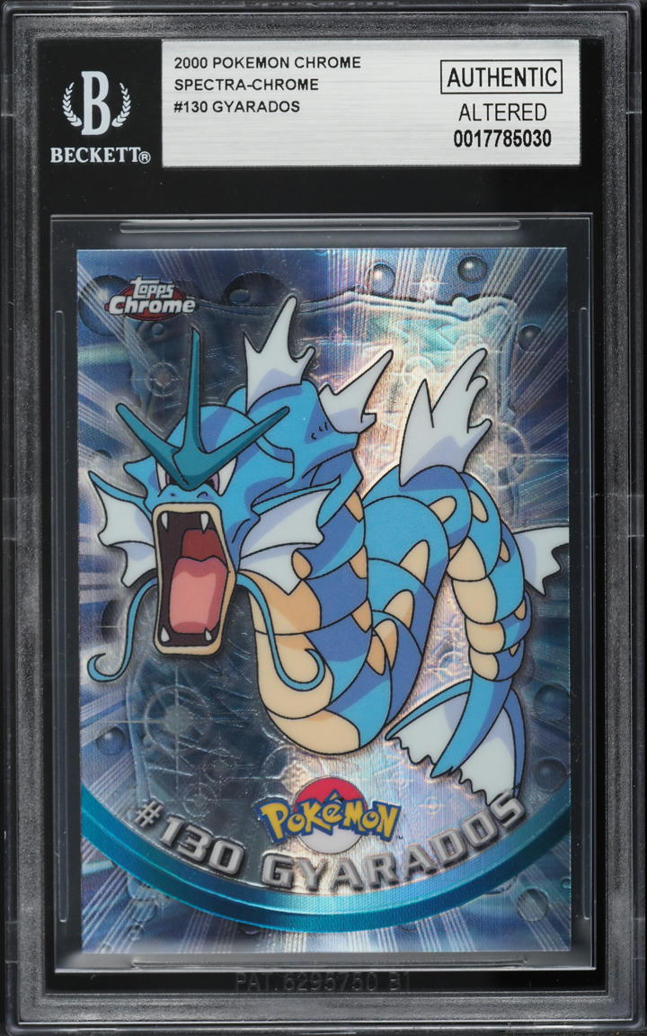 2000 Topps Chrome Pokemon Series 2 Spectra Gyarados #130 BGS ALTERED AUTH on Fanatics Collect