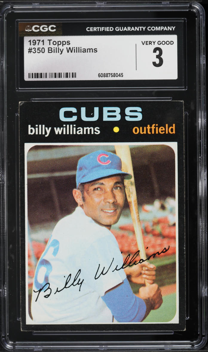 1971 Topps Billy Williams #350 CGC 3 VG on Fanatics Collect
