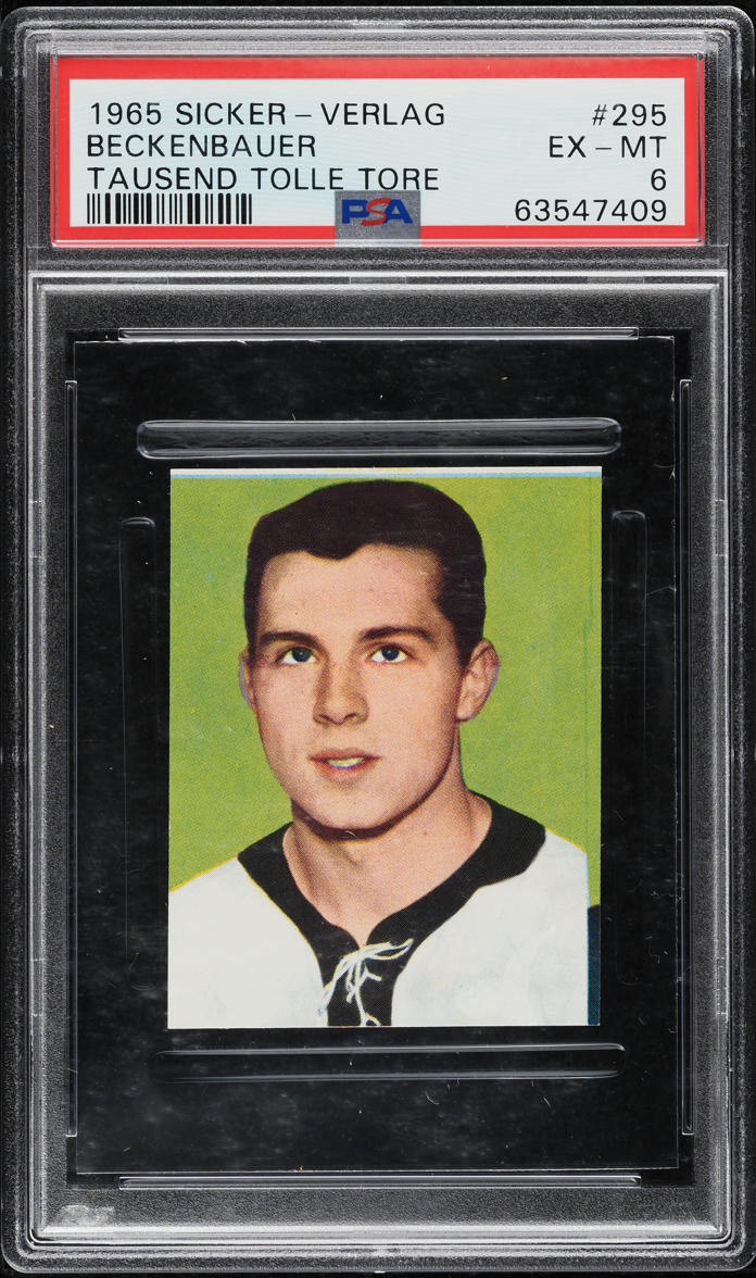 1965 Sicker-Verlag Tausend Tolle Tore Franz Beckenbauer ROOKIE #295 PSA ...
