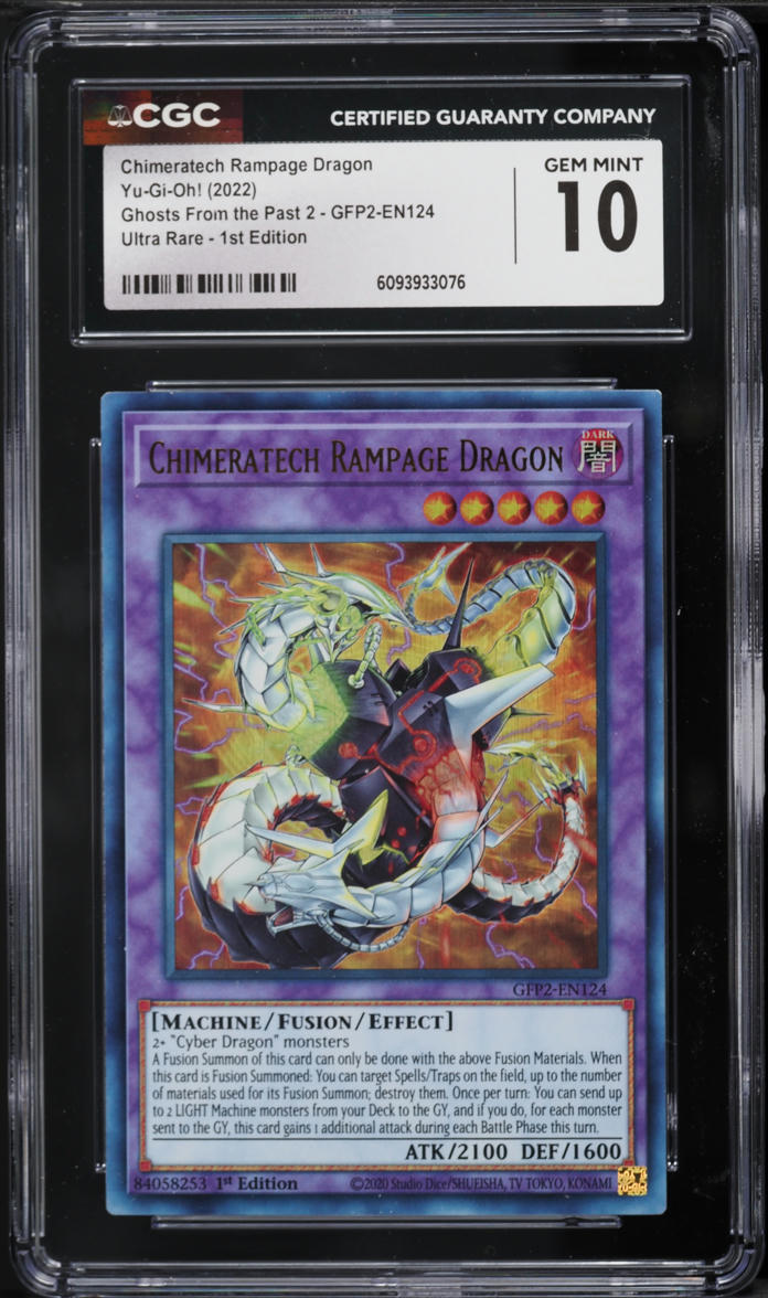 2022 Yu-Gi-Oh! GFP2 1st Edition Ultra Rare Chimeratech Rampage Dragon # ...