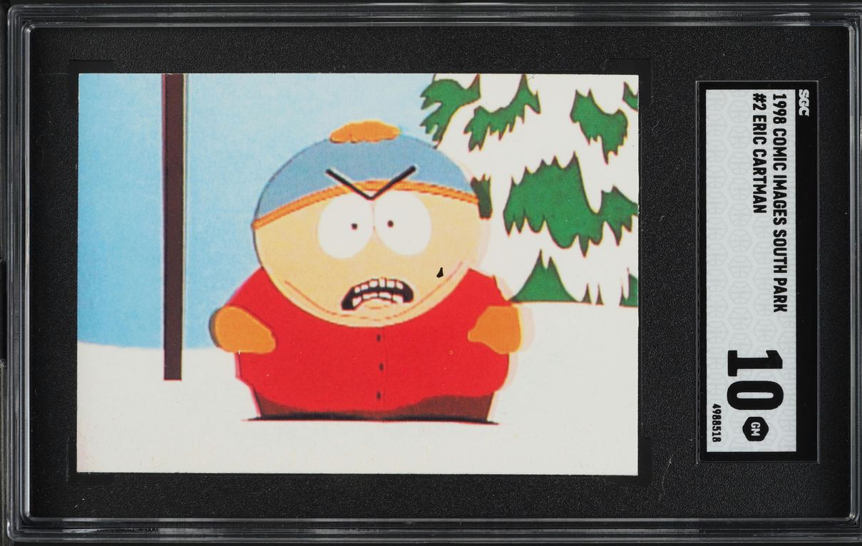 1998 Comic Images South Park Eric Cartman #2 SGC 10 GEM MINT on ...