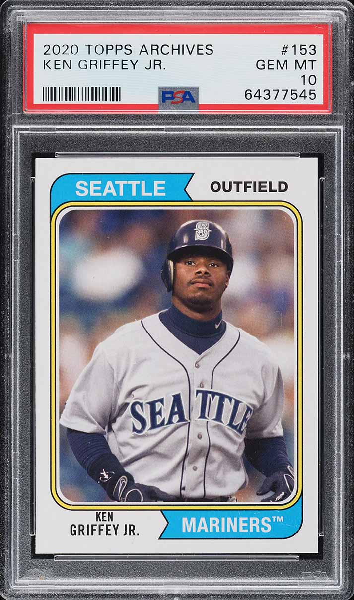 2020 Topps Archives Ken Griffey Jr. #153 PSA 10 GEM MINT on Fanatics ...