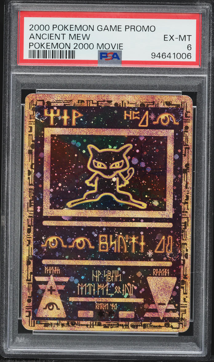 2000 Pokemon Movie Promo Ancient Mew PSA 6 EXMT on Fanatics Collect