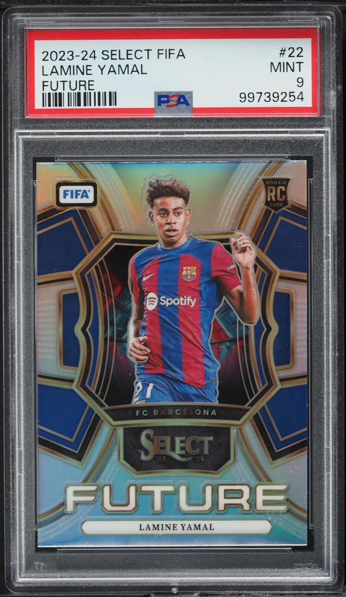 2023 Select FIFA Future Lamine Yamal ROOKIE #22 PSA 9 MINT on Fanatics ...