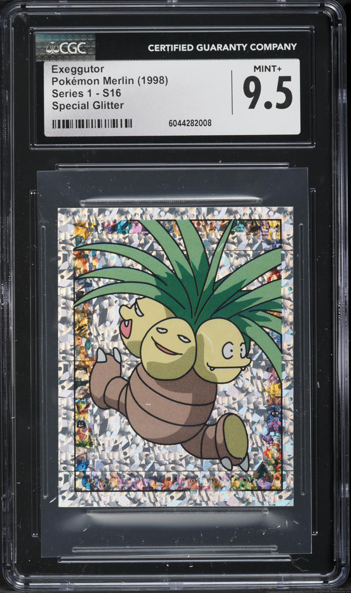 1998 Pokemon Merlin Series 1 Special Glitter Exeggutor #S16 CGC 9.5 ...