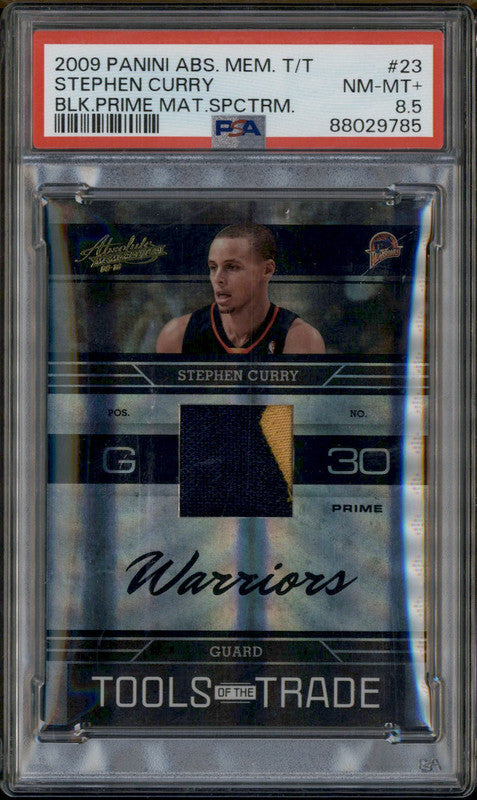 2009 Absolute TOTT Black Prime Material Spectrum Stephen Curry RC /25 ...