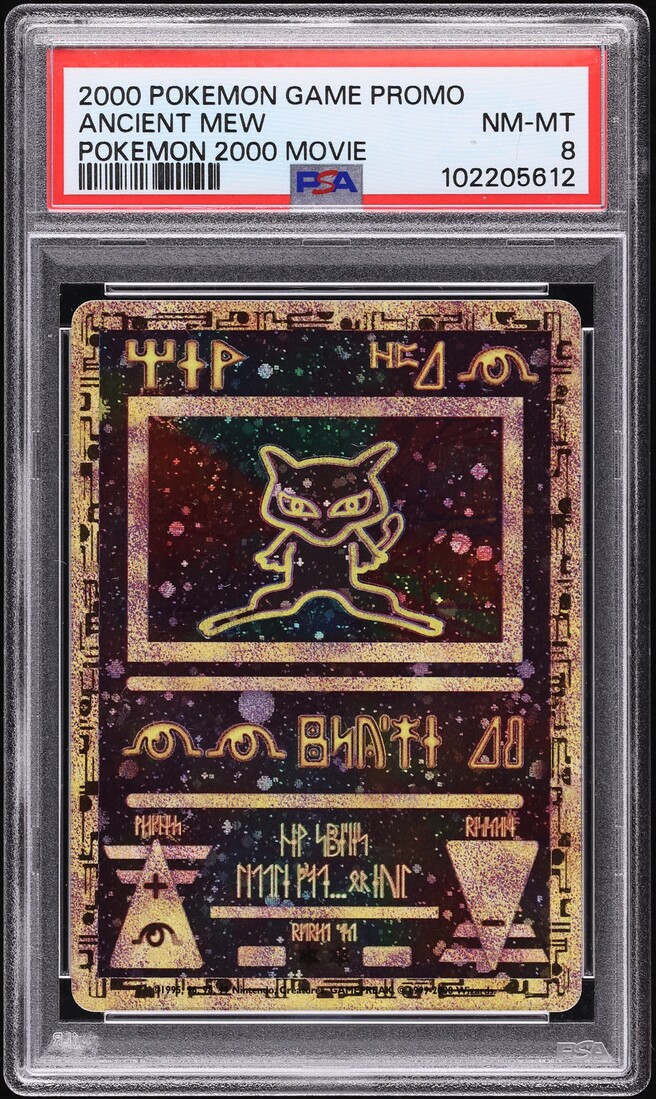 2000 Pokemon Movie Promo Ancient Mew PSA 8 NM-MT on Fanatics Collect