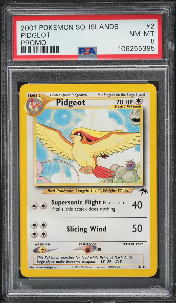 2001 Pokemon Southern Islands Promo Pidgeot #2 PSA 8 NM-MT on Fanatics ...