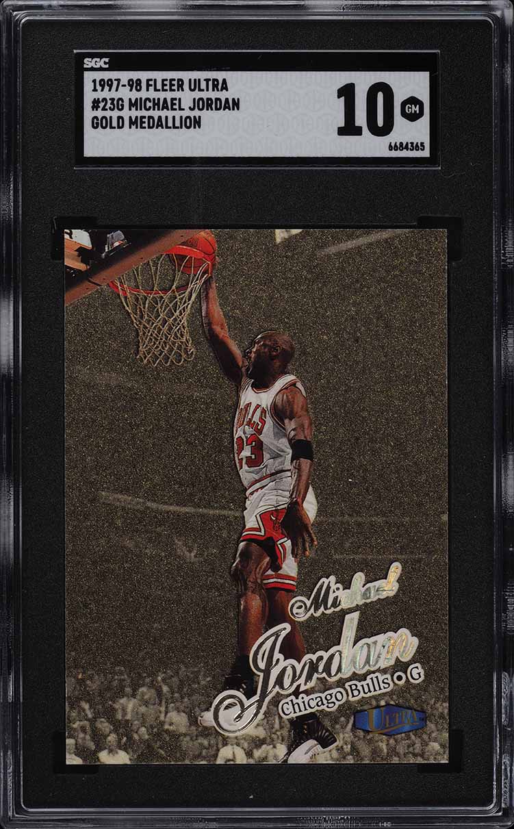 1997 Ultra Gold Medallion Michael Jordan #23G SGC 10 GEM MINT on ...