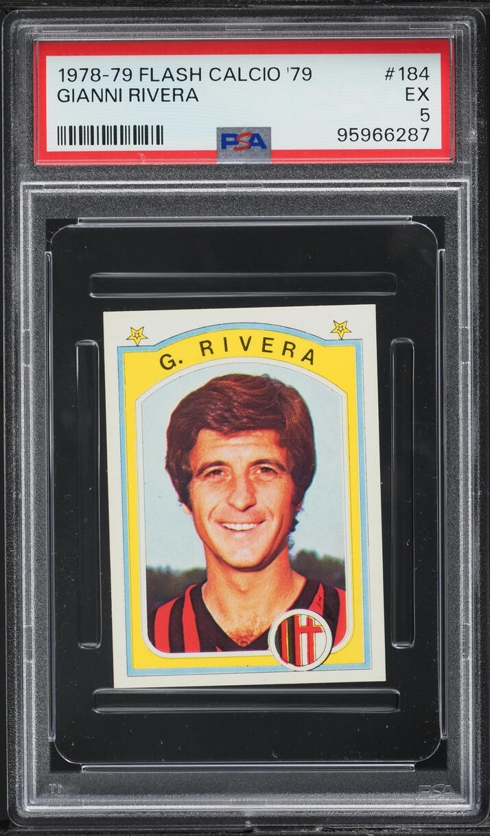 1978 Flash Calcio '79 Gianni Rivera #184 PSA 5 EX on Fanatics Collect