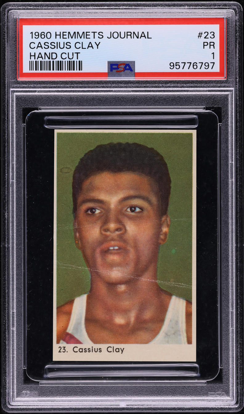 1960 Hemmets Journal Boxing Cassius Clay Muhammad Ali ROOKIE #23 PSA 1 ...
