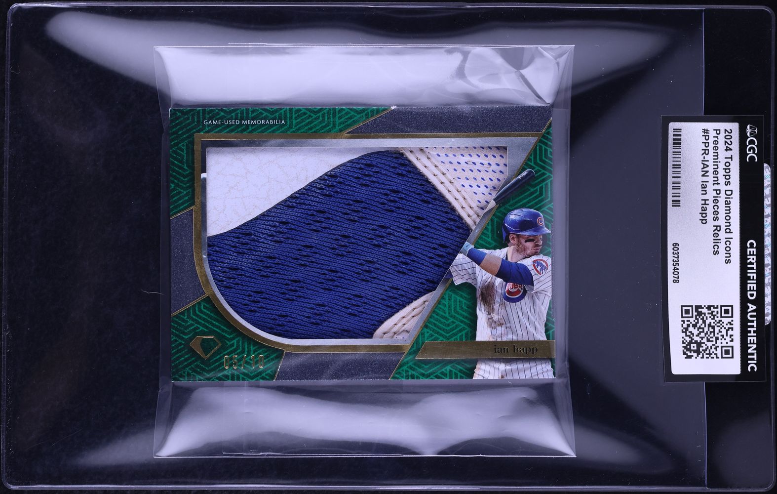 2024 Topps Diamond Icons Preeminent Pieces Ian Happ RELIC /10 #PPR-IAN ...