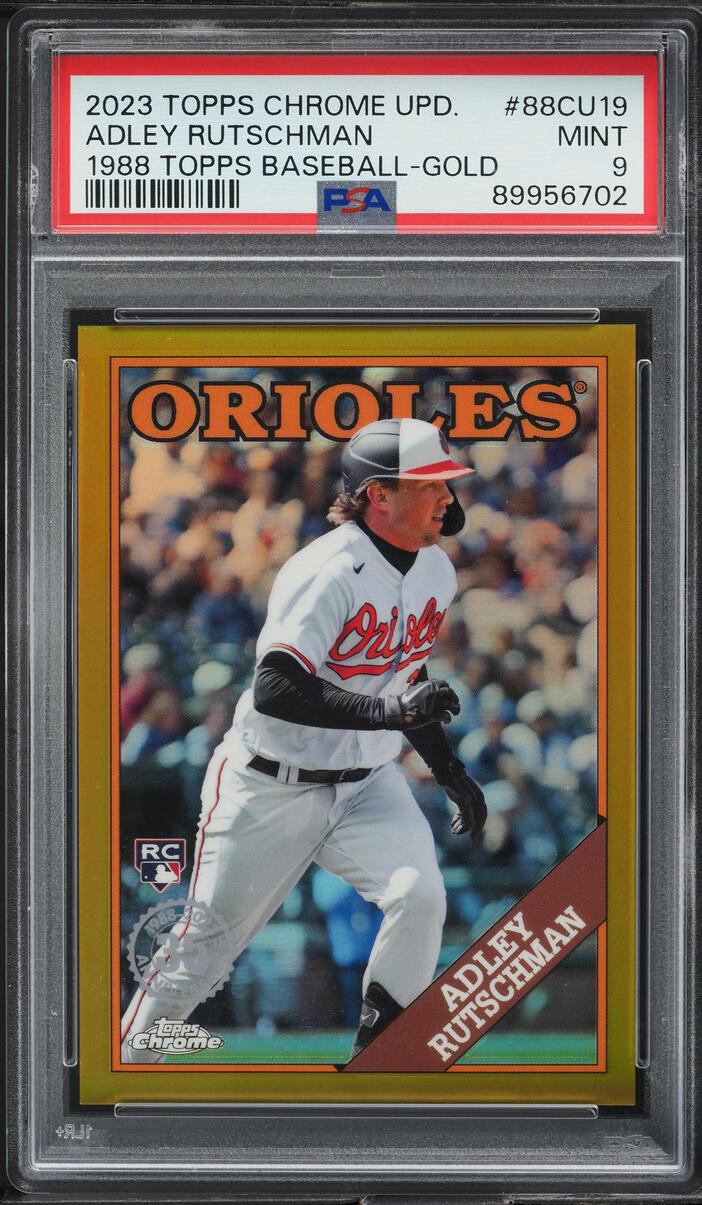 2023 Topps Chrome Update '88 Gold Refractor Adley Rutschman ROOKIE /50 ...