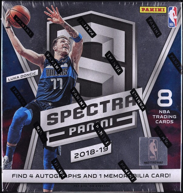 2018 Panini Spectra Basketball Sealed Hobby Box, Luka Doncic ROOKIE? on ...