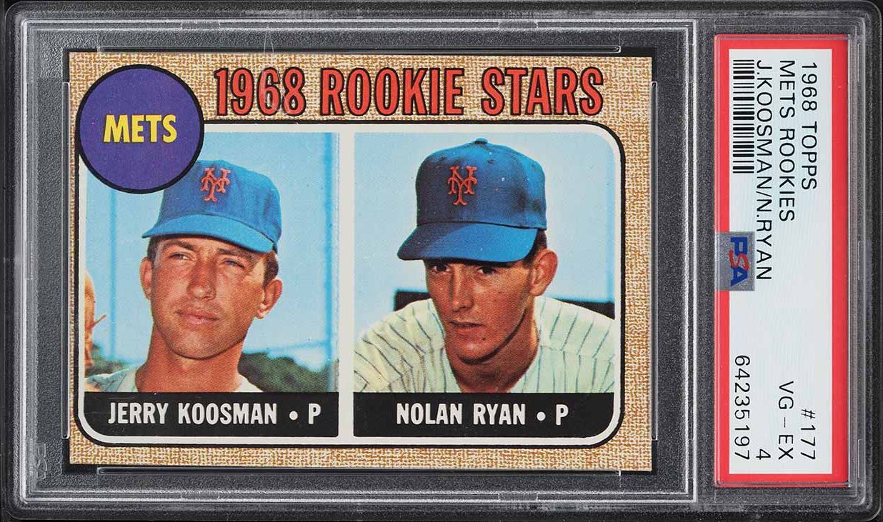 1968 Topps Nolan Ryan ROOKIE #177 PSA 4 VGEX on Fanatics Collect