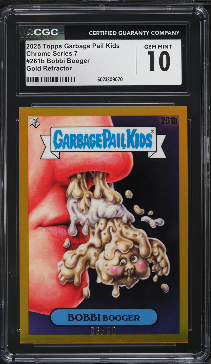 2025 Topps Chrome GPK Series 7 Gold Refractor Bobbi Booger /50 #261b ...