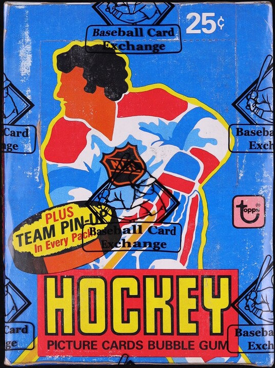 1980 Topps Hockey Wax Box BBCE AUTH on Fanatics Collect