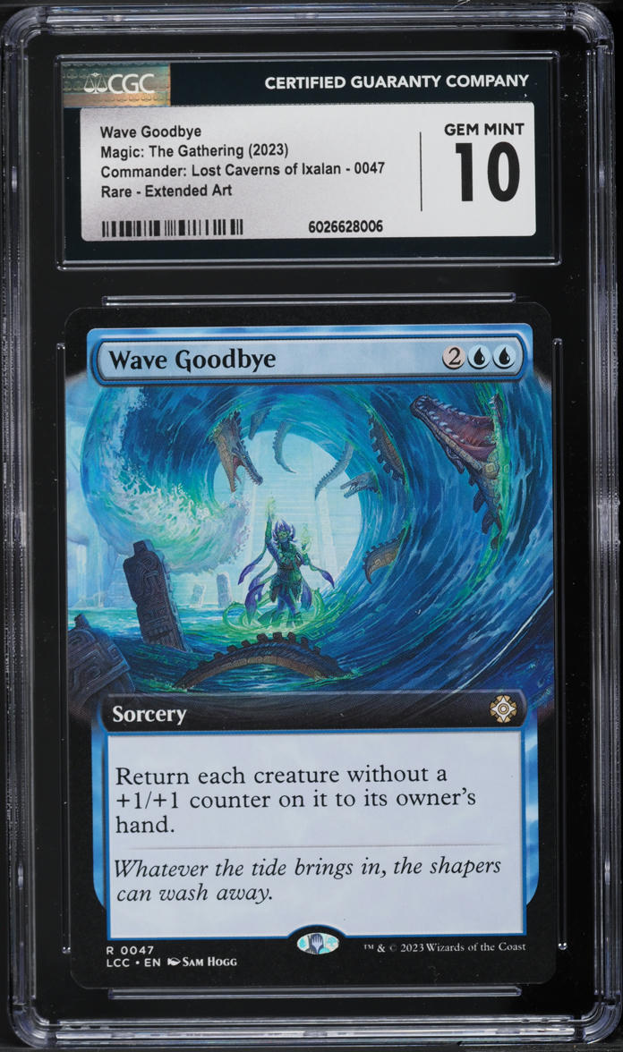 2023 MTG Commander Lost Caverns Of Ixalan Extended Art Wave Goodbye CGC ...