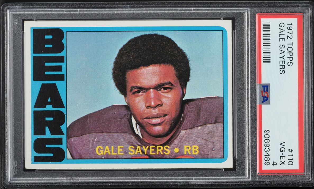 1972 Topps Football Gale Sayers #110 PSA 4 VGEX on Fanatics Collect