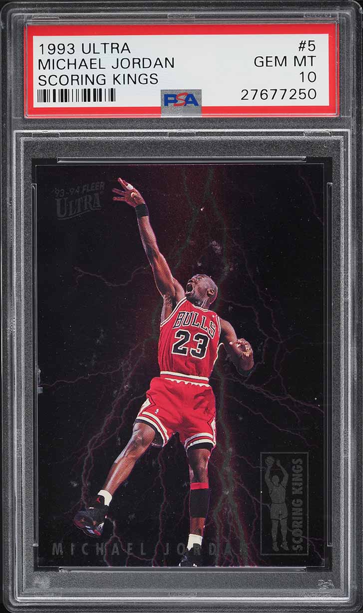 1993 Ultra Scoring Kings Michael Jordan #5 PSA 10 GEM MINT on Fanatics ...