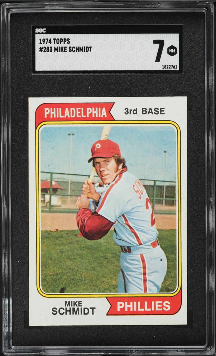 1974 Topps Mike Schmidt #283 SGC 7 NRMT on Fanatics Collect